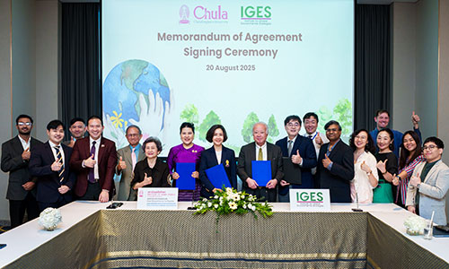 IGES and Chulalongkorn University Sign Memorandum of Agreement for a Sustainable and Inclusive ...