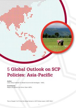 Global Outlook on SCP Policies: Asia - Pacific
