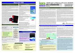 What's New from IGES