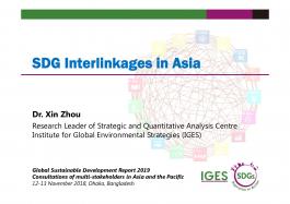 SDG Interlinkages in Asia