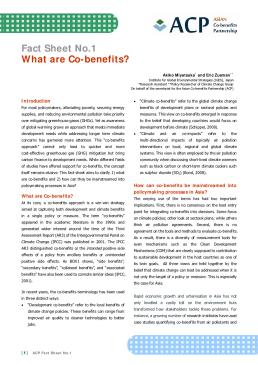 What are co-benefits? | IGES