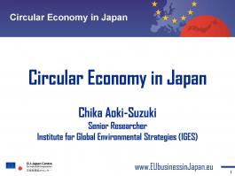 Circular Economy in Japan