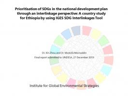 Prioritisation of SDGs in the national development plan through an ...