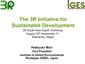 The 3R Initiative for Sustainable Development