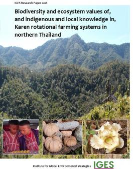 Biodiversity and ecosystem values of, and indigenous and local ...